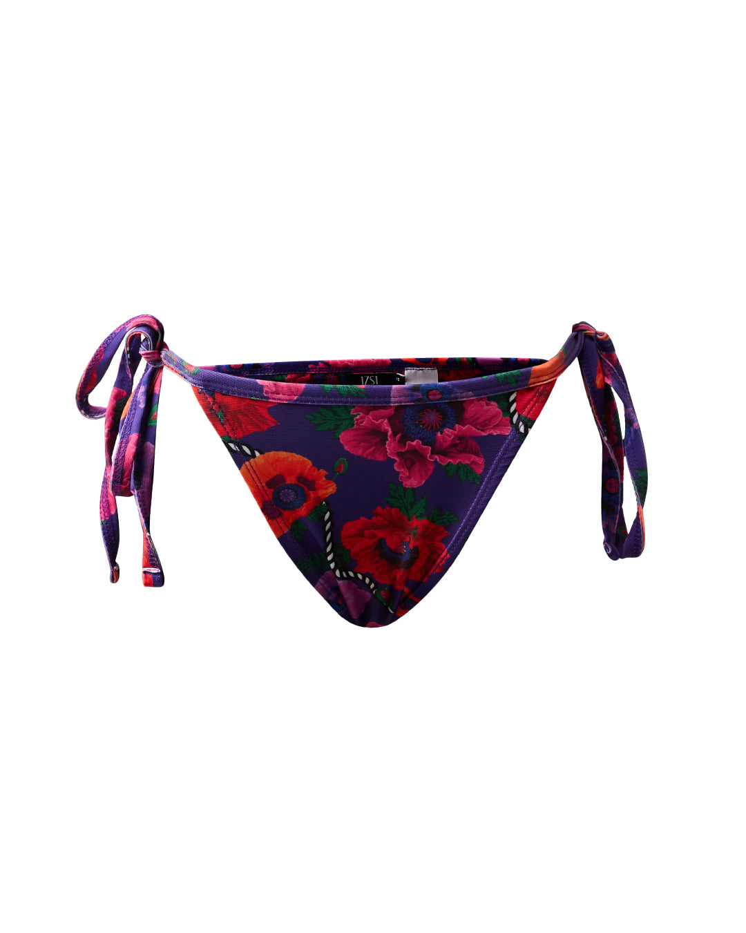 Oriental Poppy String Bikini Bottom – 21.12